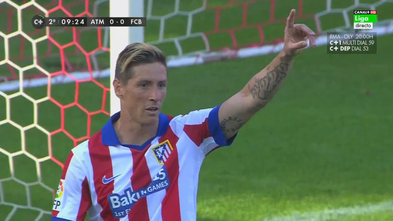 Fernando Torres vs Barcelona Home 14-15 HD 720p - YouTube
