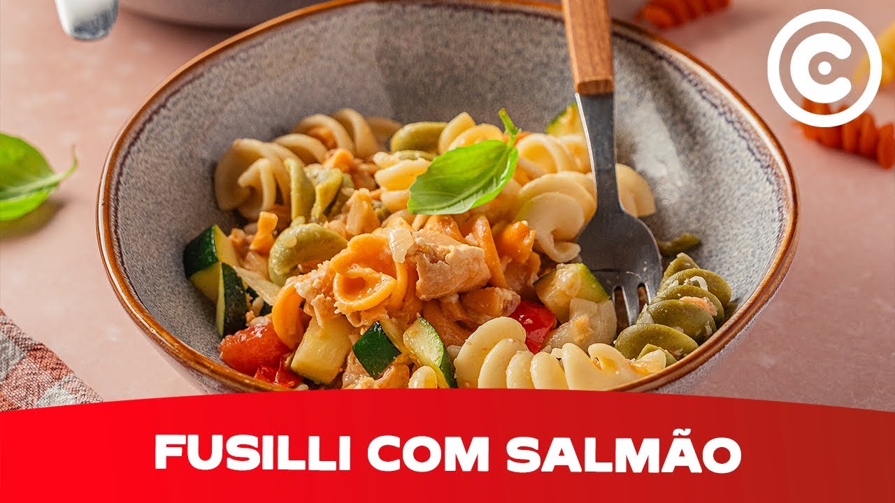 Receita fácil e saborosa de massa fusilli - YouTube