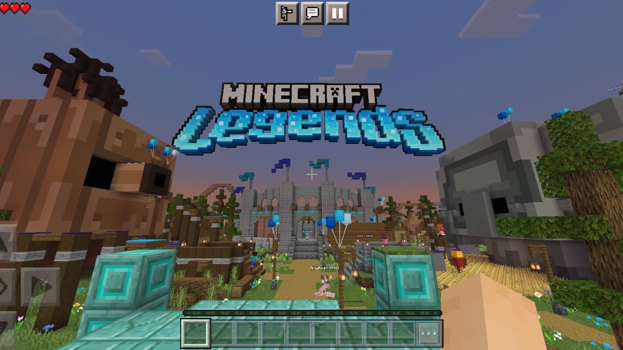 #2 PALYING MINECRAFT LEGENDS IN MINECRAFT Bedrock - YouTube