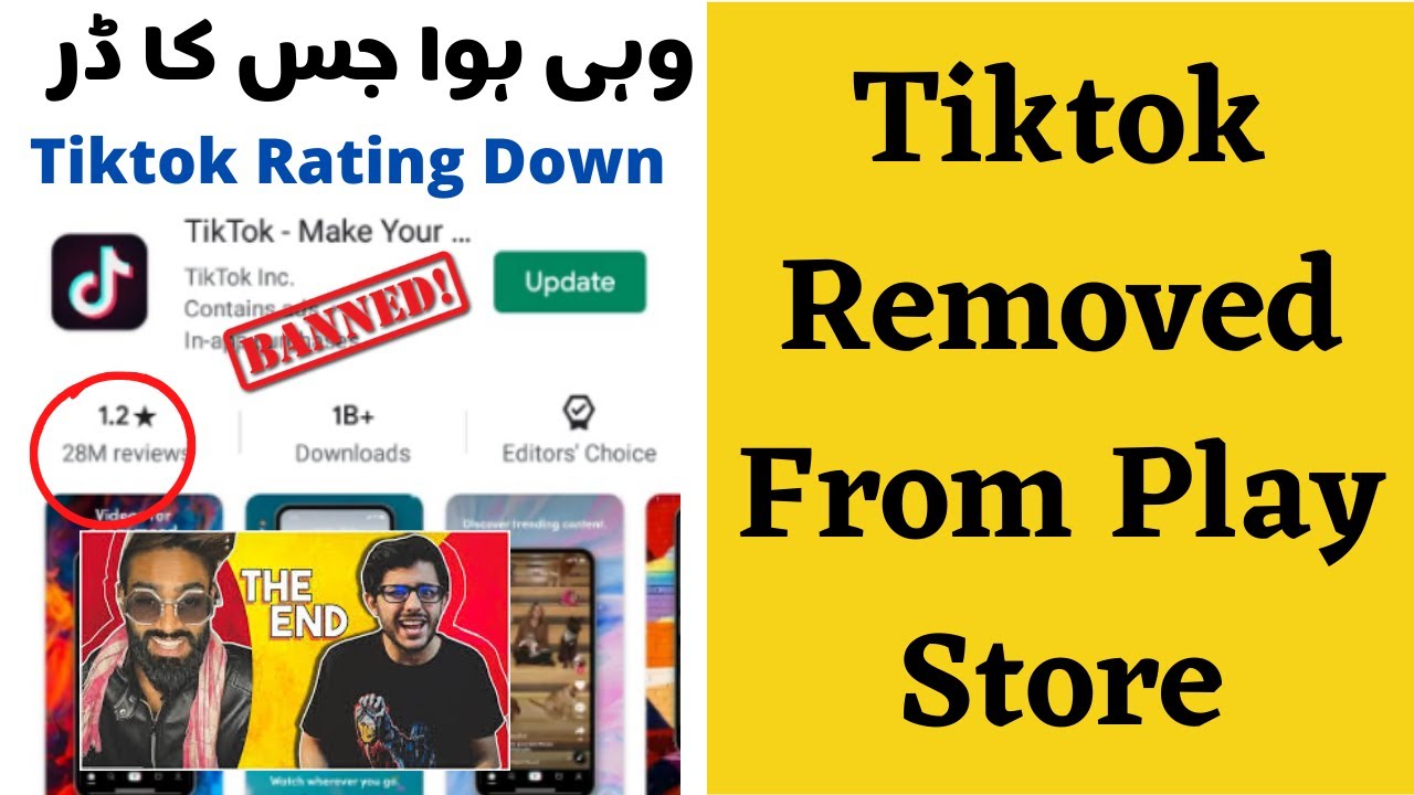 Tiktok Removed From Play Store😱 | Tik Tok Ban in India News | YouTube ...