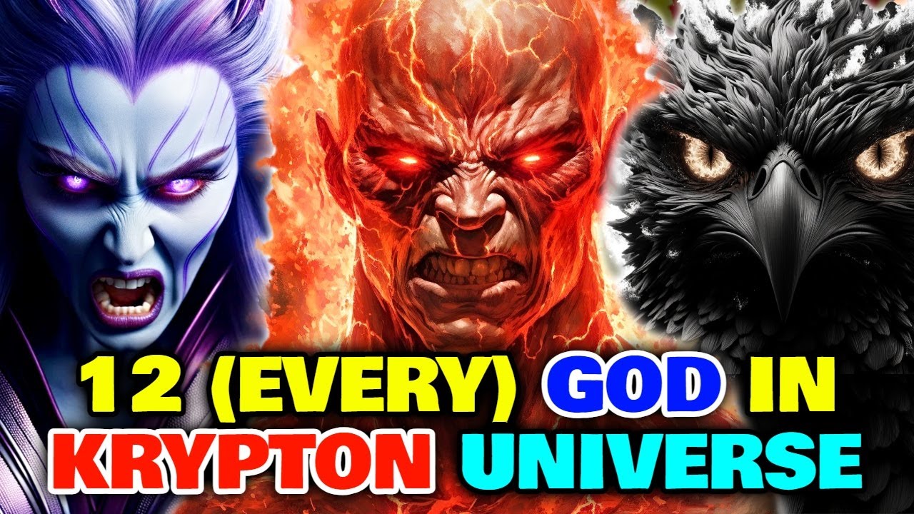 12 (Every) God In Krypton Who Can Smash Superman Like A Fly - Explored ...