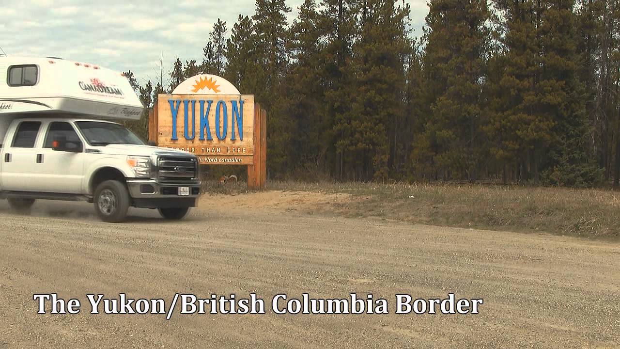 Crossing the Yukon, Canada Border - YouTube