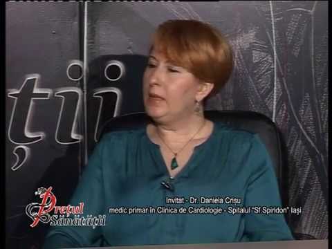 PRETUL SANATATII PRIMA TV DR DANIELA CRISU,MEDIC PRIMAR CARDIOLOG ...