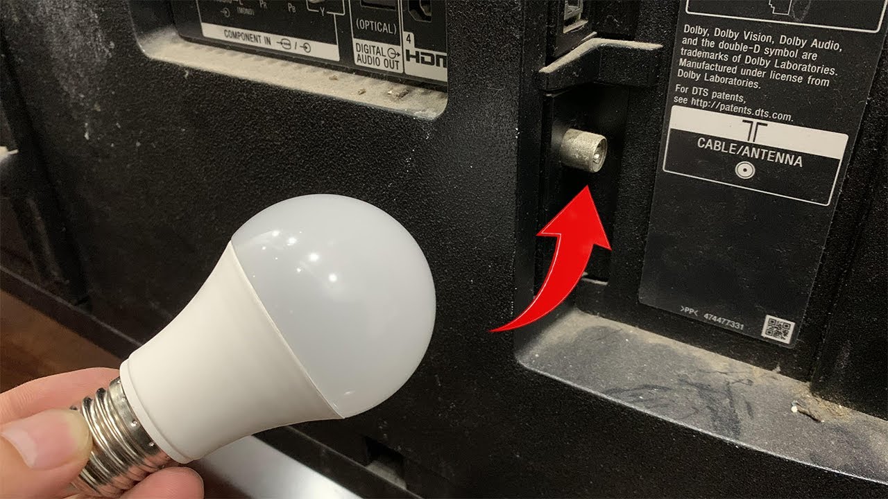 Just insert the LED Bulb into your TV and all the channels in the world ...