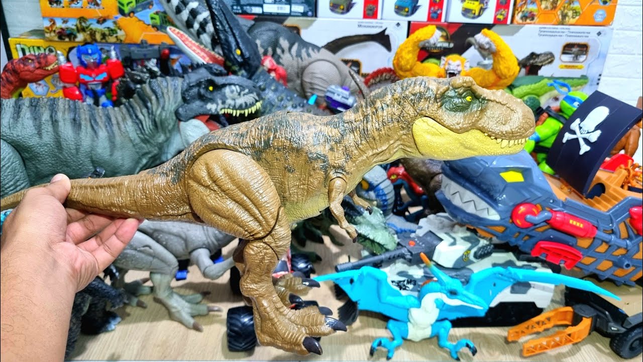 Hunting T-REX Bite, Megalodon, Giant Crocodilo, Mosasaurus ...