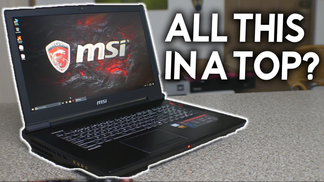 What's the CATCH? Meet The TITAN SLI GT73VR Laptop from MSI - YouTube