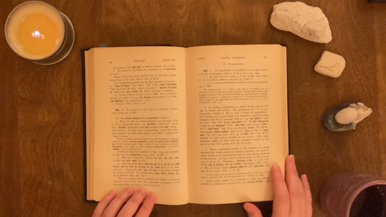 ASMR | Whispered Reading of Thurneysen's Grammar of Old Irish ...