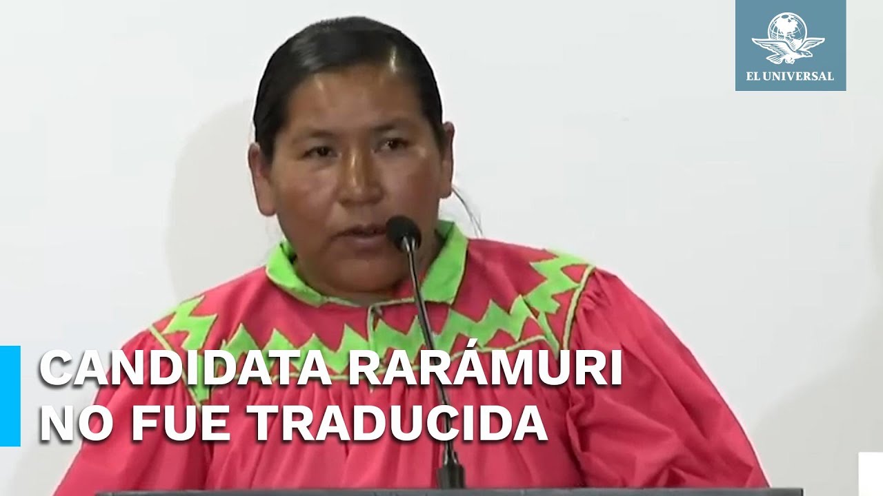 Candidata rarámuri habla en su lengua nativa en debate, sin intérprete ...
