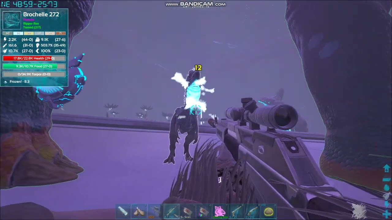 Ark Additions: Cryolophosaurus Taming(The "Easy" Way!) - YouTube