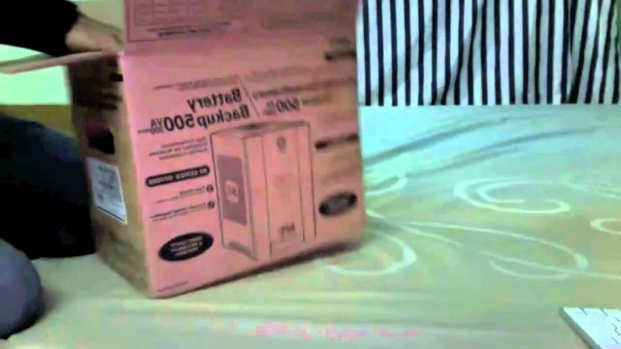 Unboxing: APC UPS for my iMac - YouTube