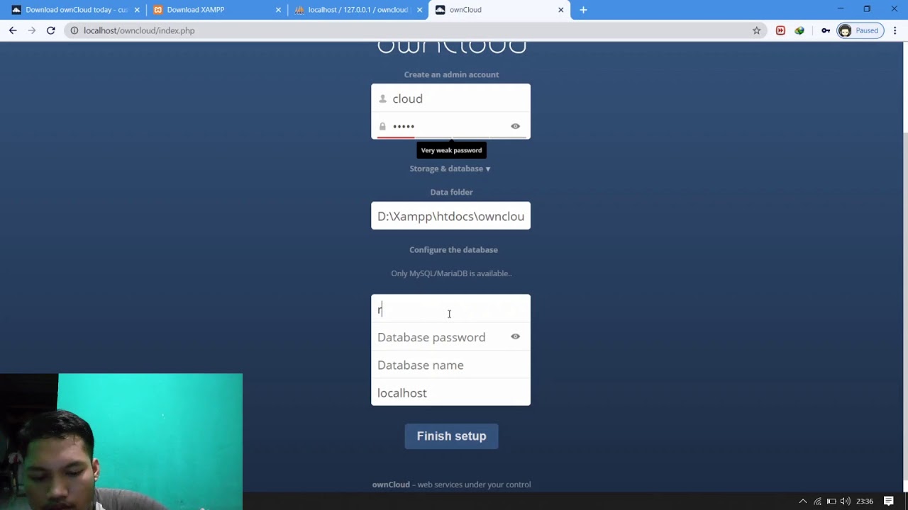 Cara menginstal owncloud di windows 10 dengan menggunakan xampp - YouTube