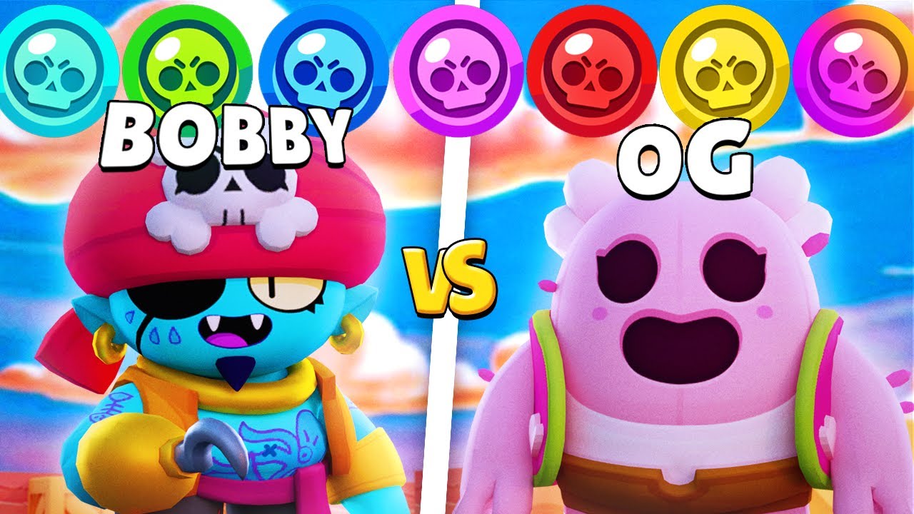 RARITY GUN GAME IN BRAWL STARS VS OG! - YouTube