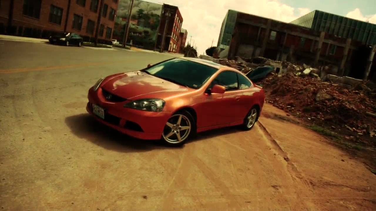 Patrick's Blaze Orange Acura RSX Type S - YouTube