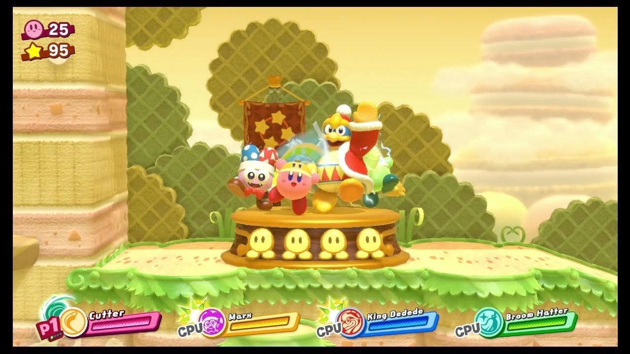 Kirby Star Allies | World of Miracles - Planet Popstar | Friendly Field ...