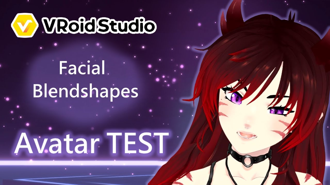 VROID MODEL TEST - Facial Blendshapes tracking | #vroid #vtuber - YouTube