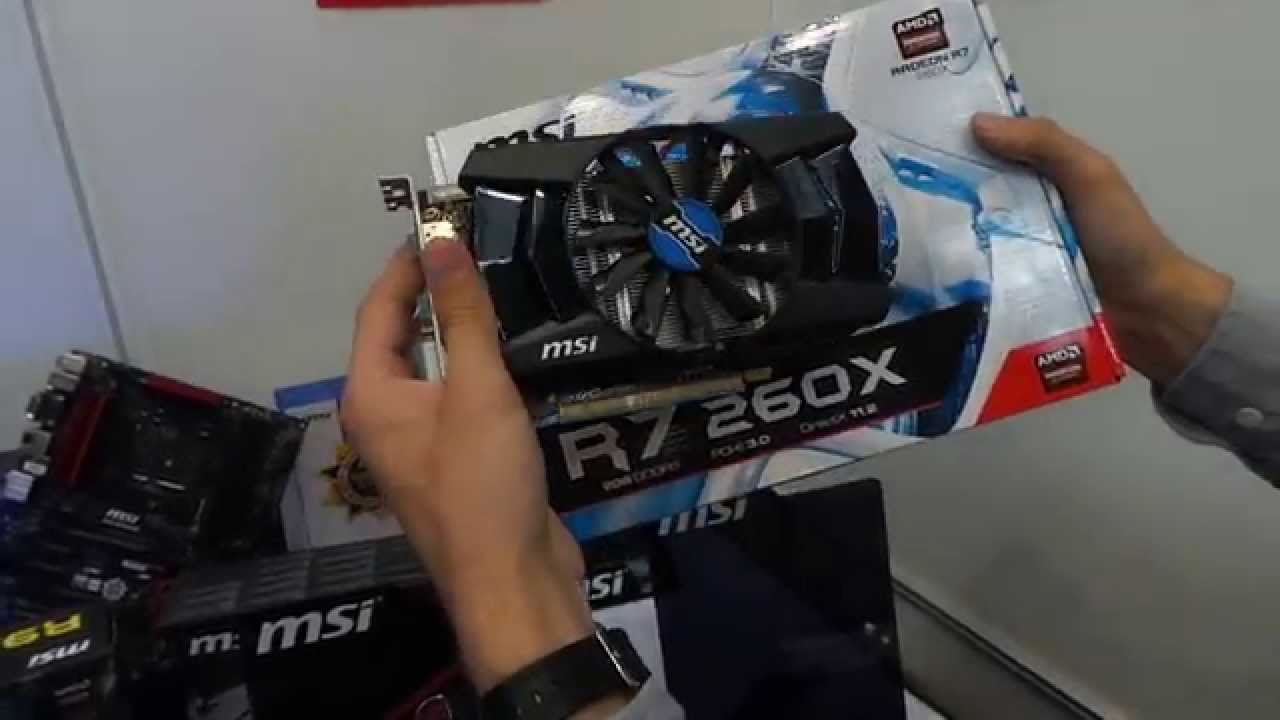MSI Radeon R7 260X 2GD5 OC videokártya bemutató videó | Tech2.hu - YouTube