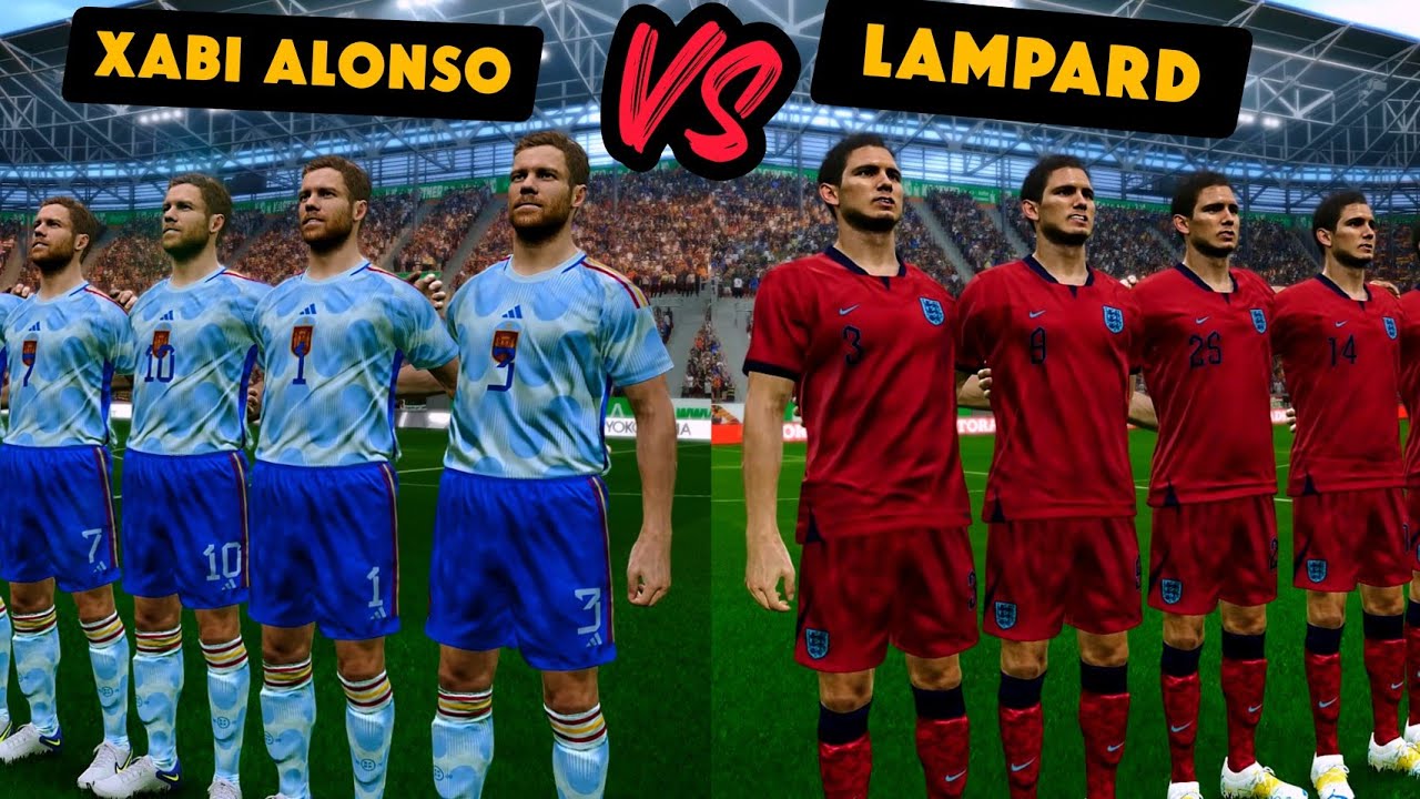 Lampard vs Xabi Alonso, Who is the Better Midfielder? eFootball ...