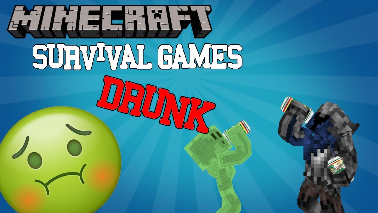 DRUNK MINECRAFT SURVIVAL GAMES w/Darkintr - YouTube