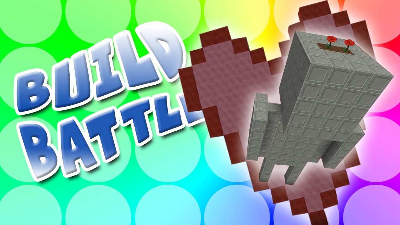 Minecraft: Build Battle - HEART & GOLEM - YouTube