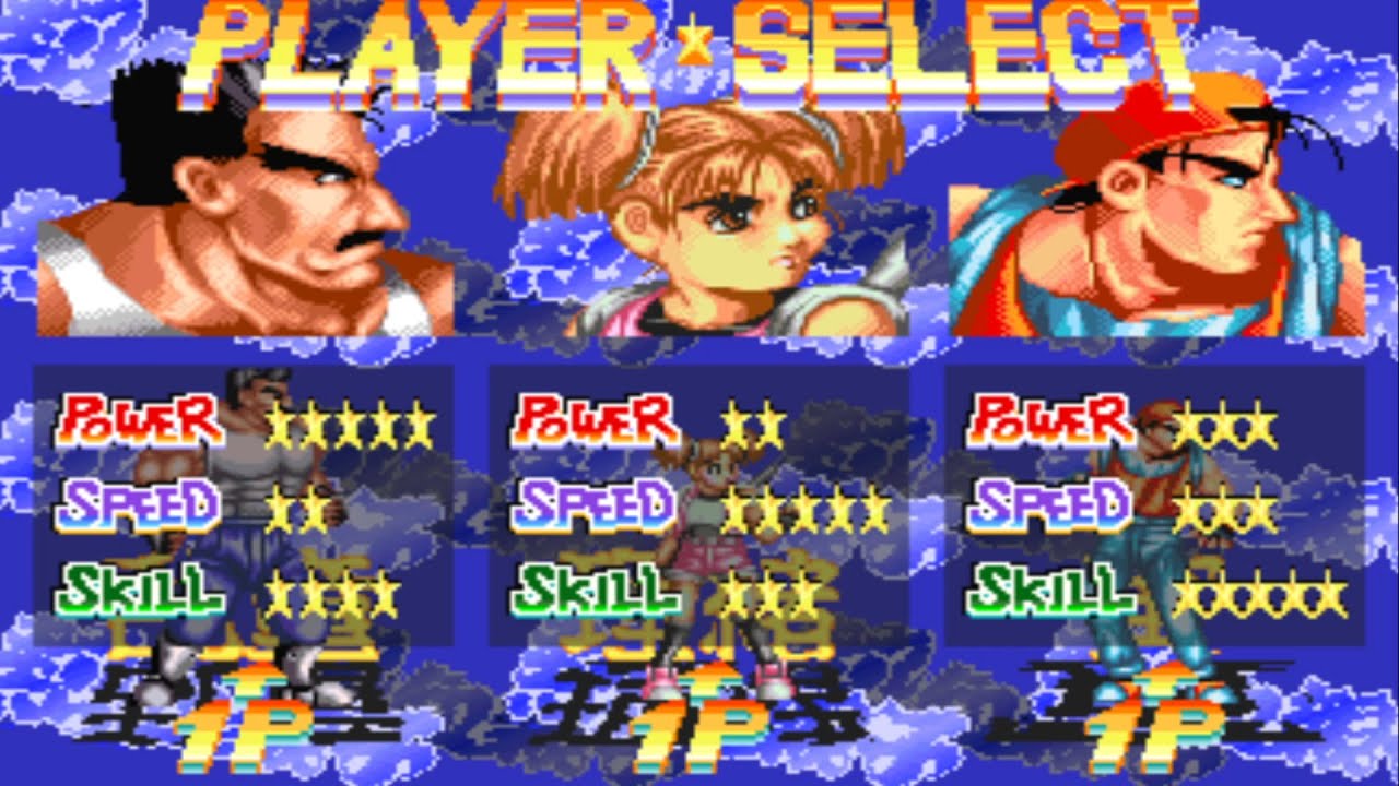 Nekketsu Oyako All Characters [PS1] - YouTube