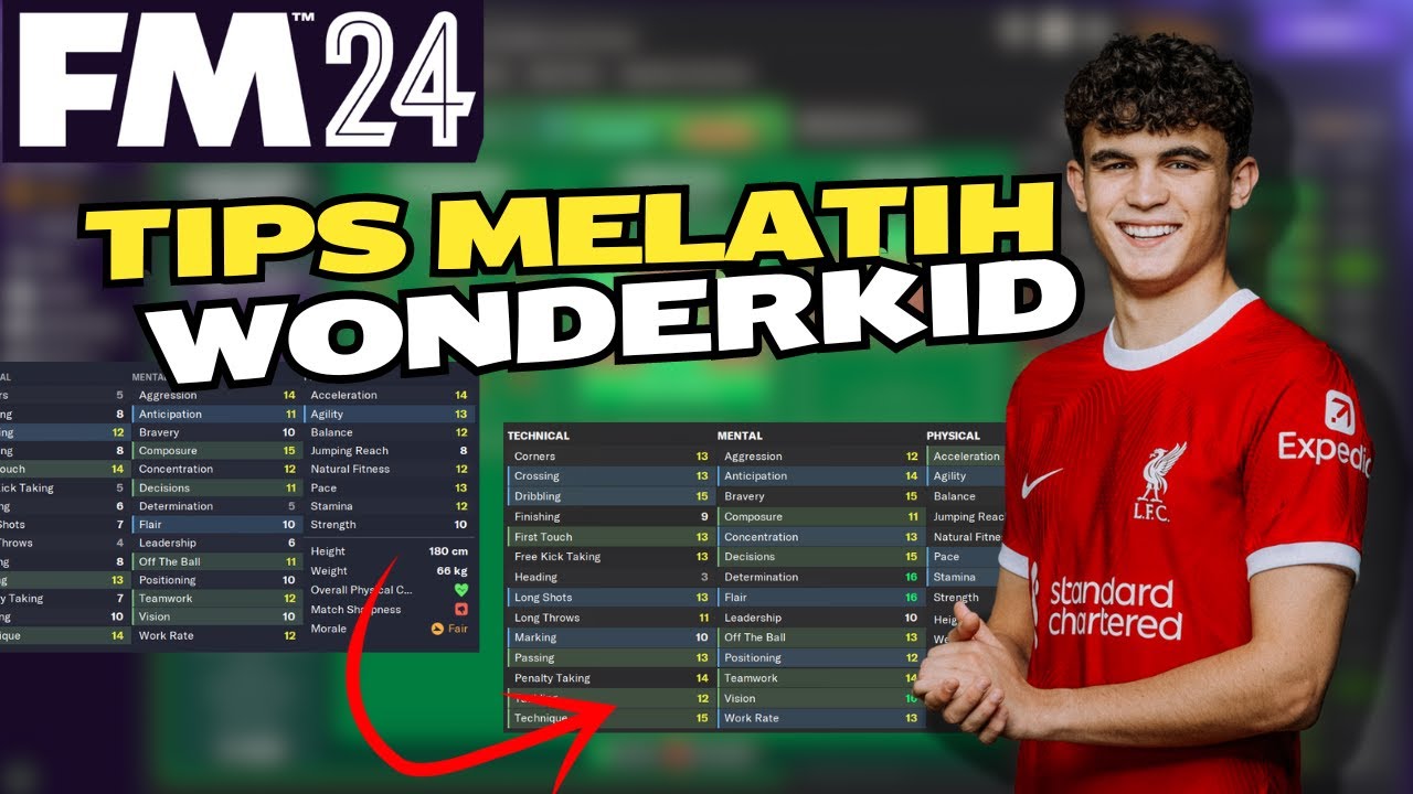 FOOTBALL MANAGER 2024 - TIPS TRAINING WONDERKID FM24 - YouTube