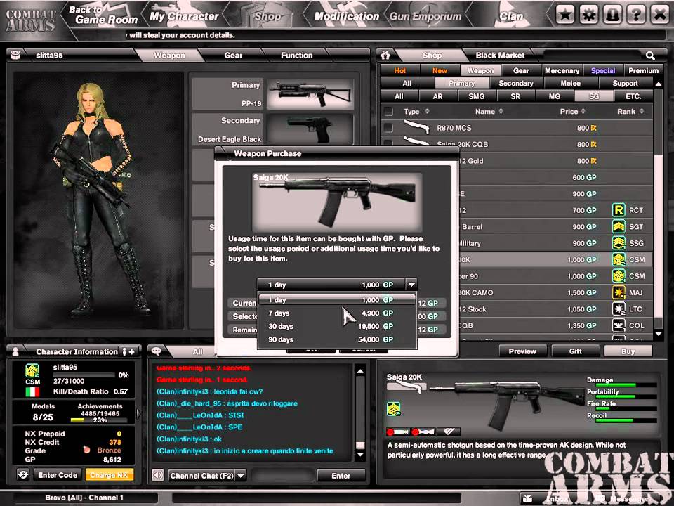 Combat Arms Level Up CSM 2 - YouTube