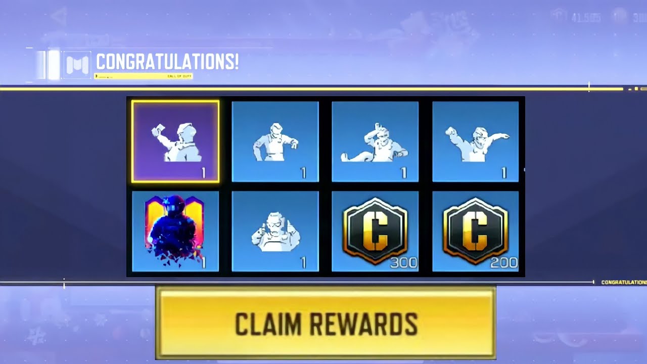 All Rare Emote Crate in codm - YouTube