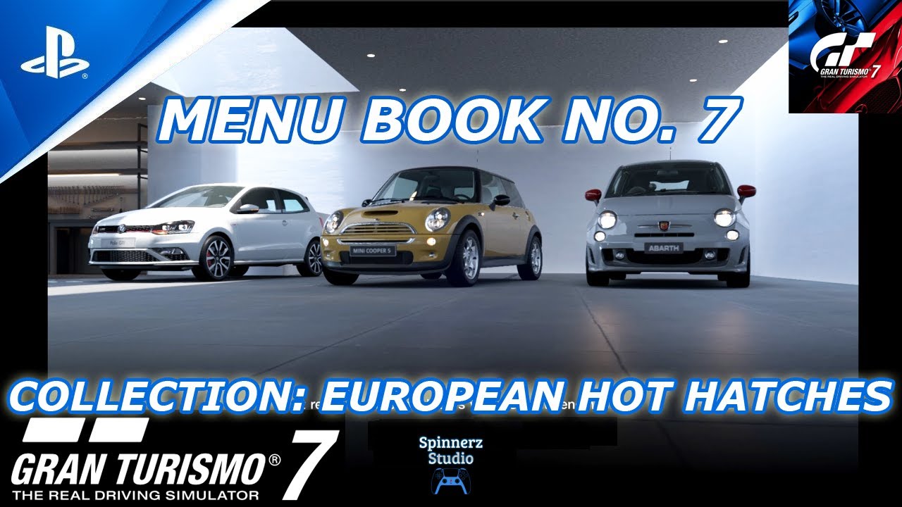 Gran Turismo 7 Cafe Menu Book No. 7 Collection: European Hot Hatches ...