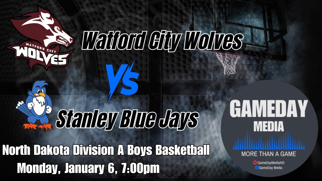 (1-6-25)🏀ND Division A-Reg 3: Boys Basketball 🔷Watford City Wolves vs ...