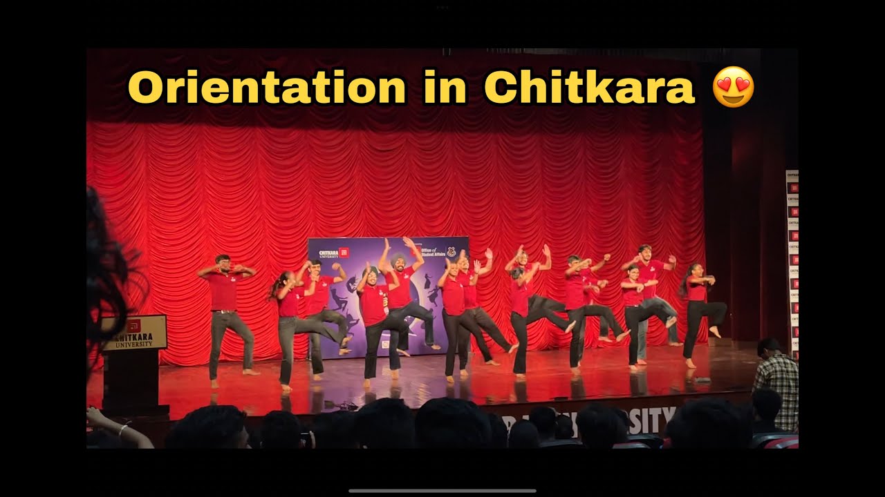 Orientation in Chitkara | VLOG-31 - YouTube