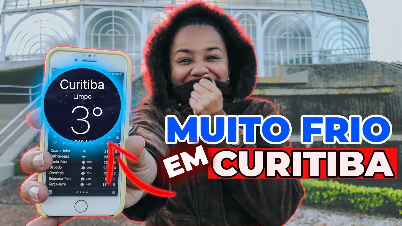 MUITO FRIO EM CURITIBA! GEADA, FRIO E JARDIM BOTÂNICO. MANHÃ MAIS FRIA ...