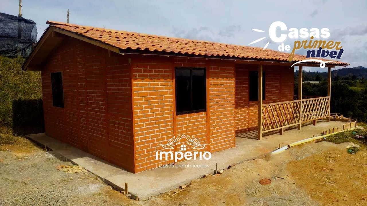 CASA PREFABRICADA DE 50M2 1NIVEL - YouTube