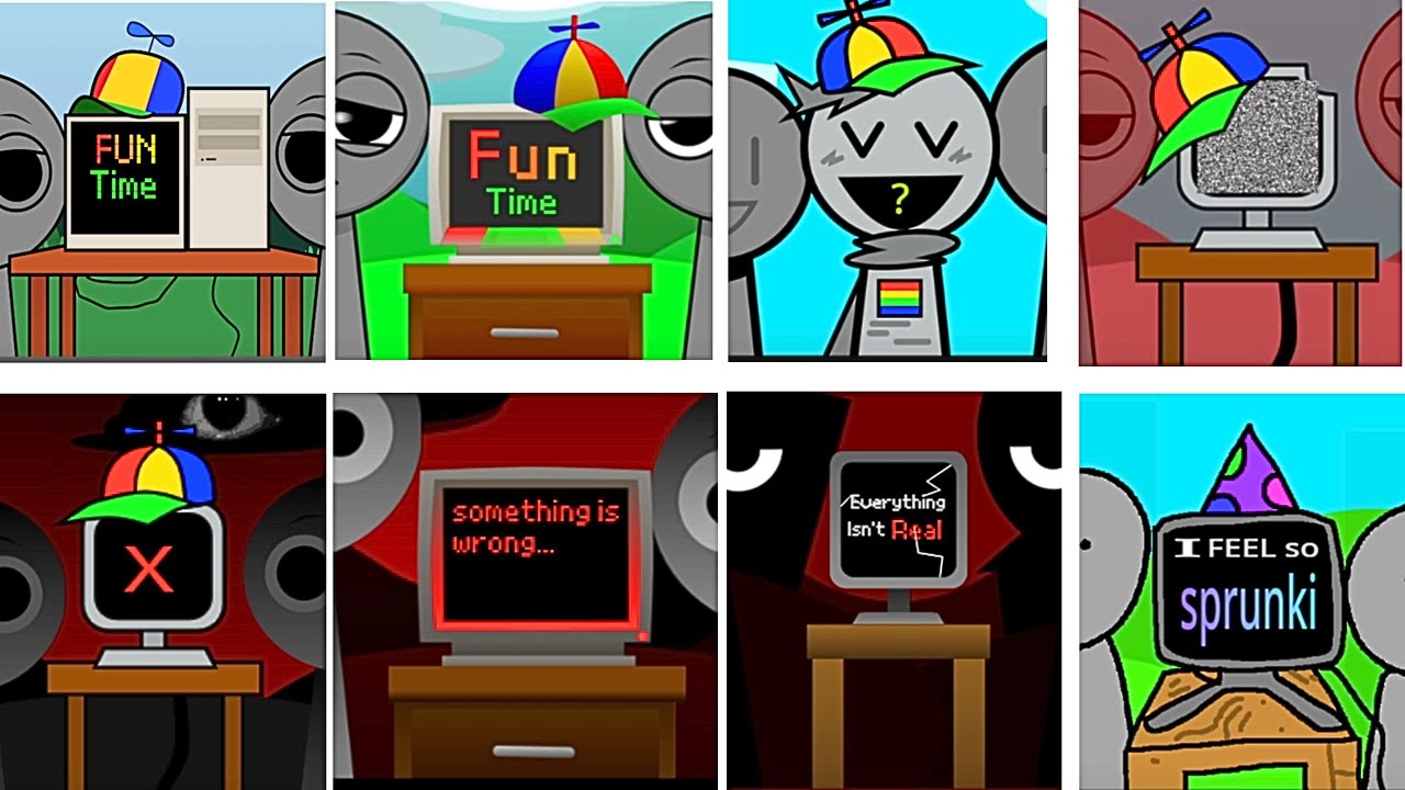 Incredibox - Sprunki ALL MR.FUN COMPUTER in Random Different Mods - YouTube