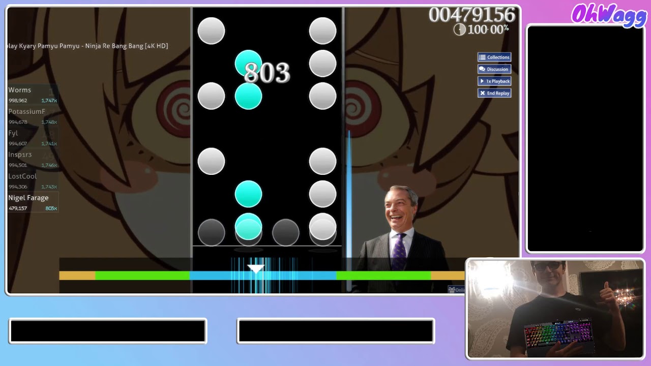 [Osu!Mania] Ninja Re Bang Bang SS - YouTube