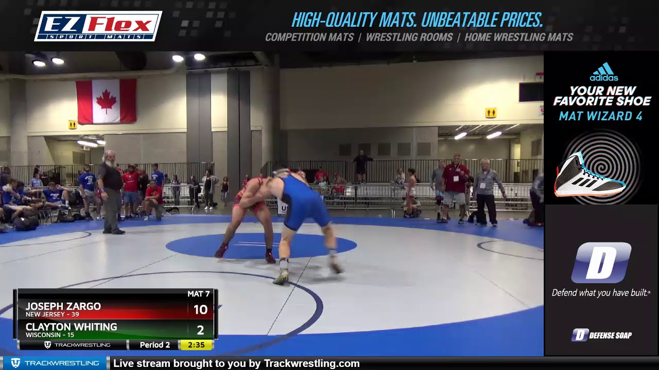 Mat 7 145 Joseph Zargo New Jersey Vs Clayton Whiting Wisconsin - YouTube