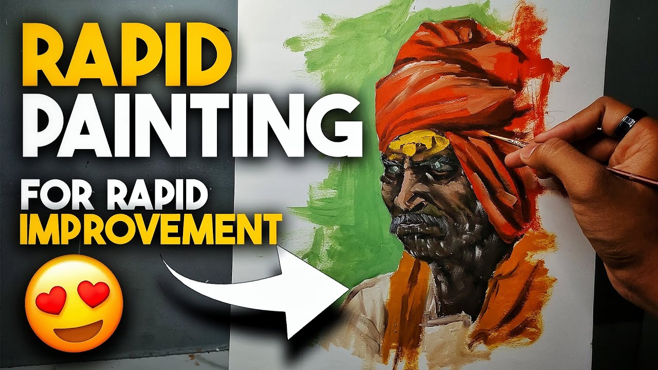 Improve Drawing Rapidly by Rapid Painting / Sketching 😍 ️ | 100 % ...