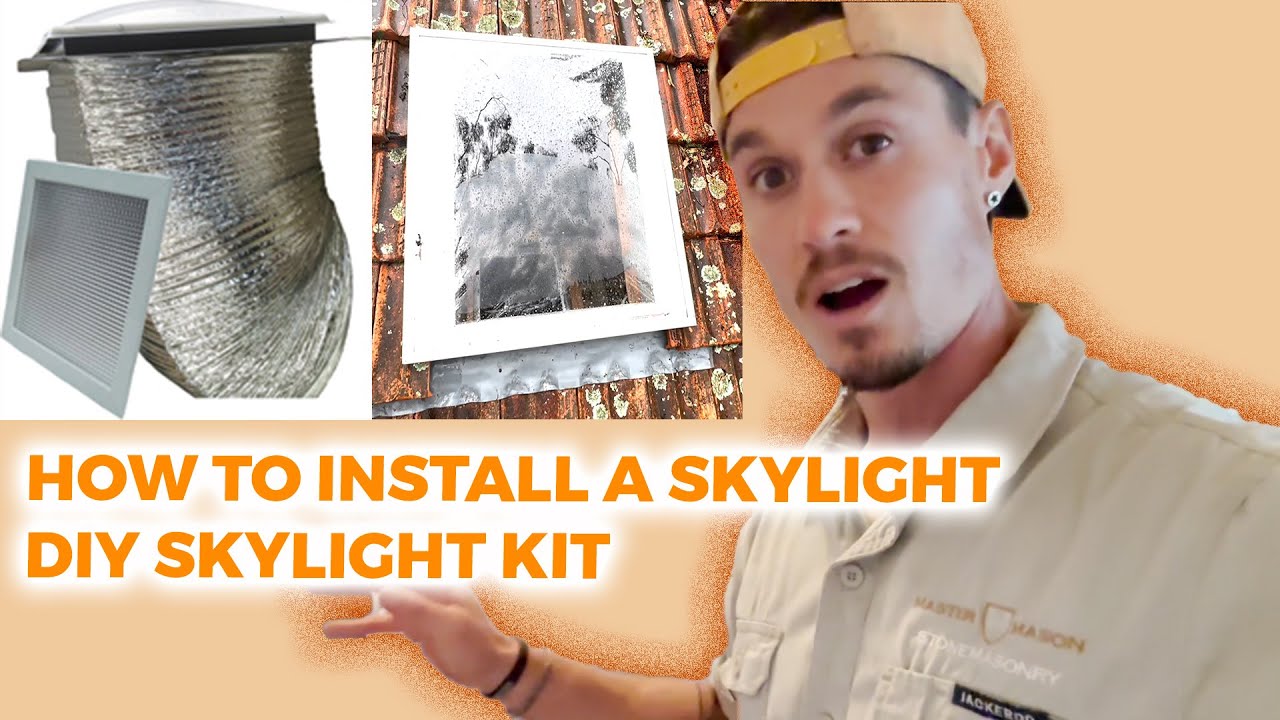 How To Install a Skylight - DIY Skylight Kit - YouTube