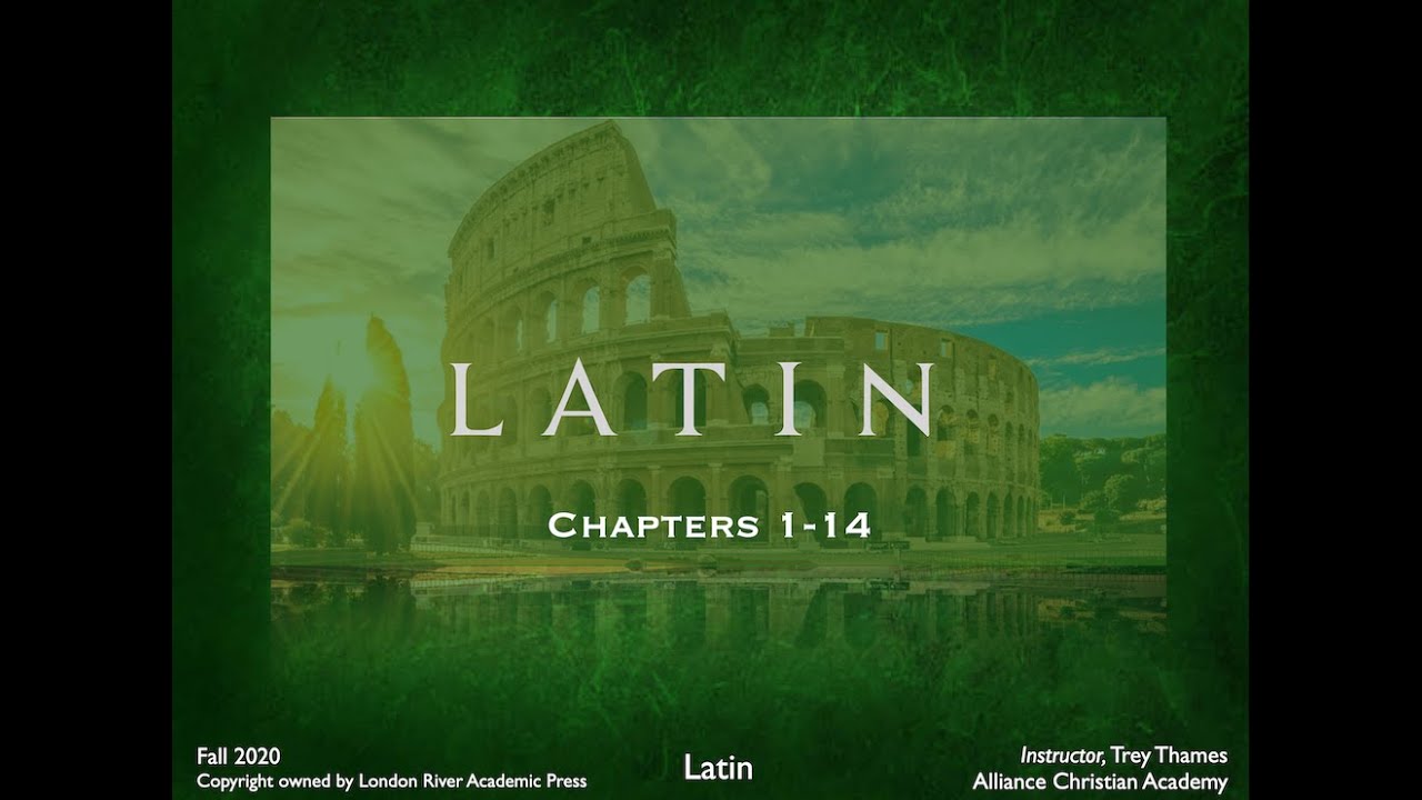 Wheelock's Latin Review Chapters 1 thru 14 (Old version) - YouTube