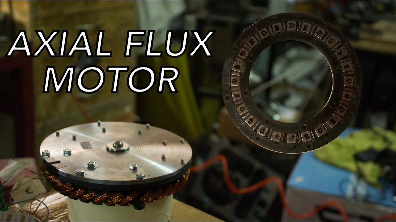Homemade Axial Flux Motor (3D Printed & Machined) V3 - YouTube