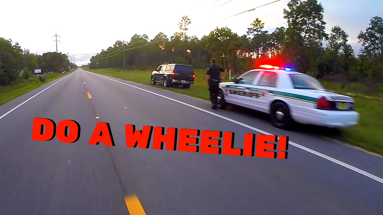 WHEELIE BY THE COPS? - YouTube