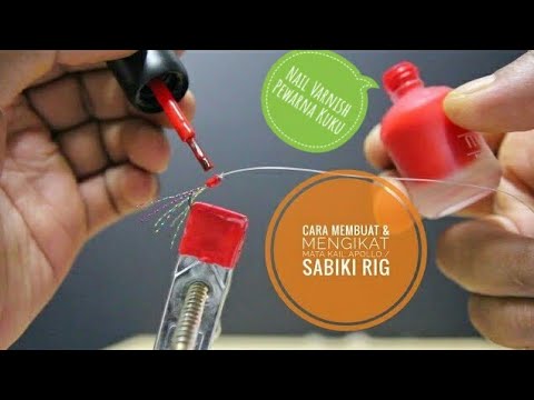 [Tutorial] Cara Buat Mata Kail Bulu Apollo | How To Make and Tying a Sabiki Rig Step by Step