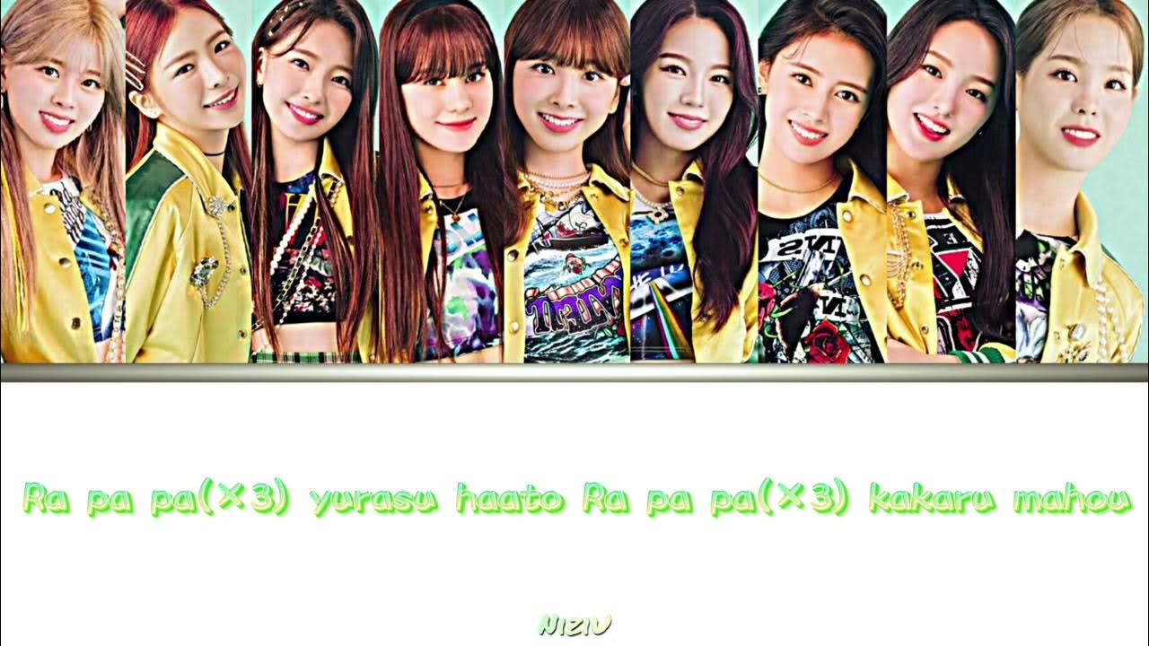 Niziu - 'Wonder dream' Lyrics Color coded - YouTube