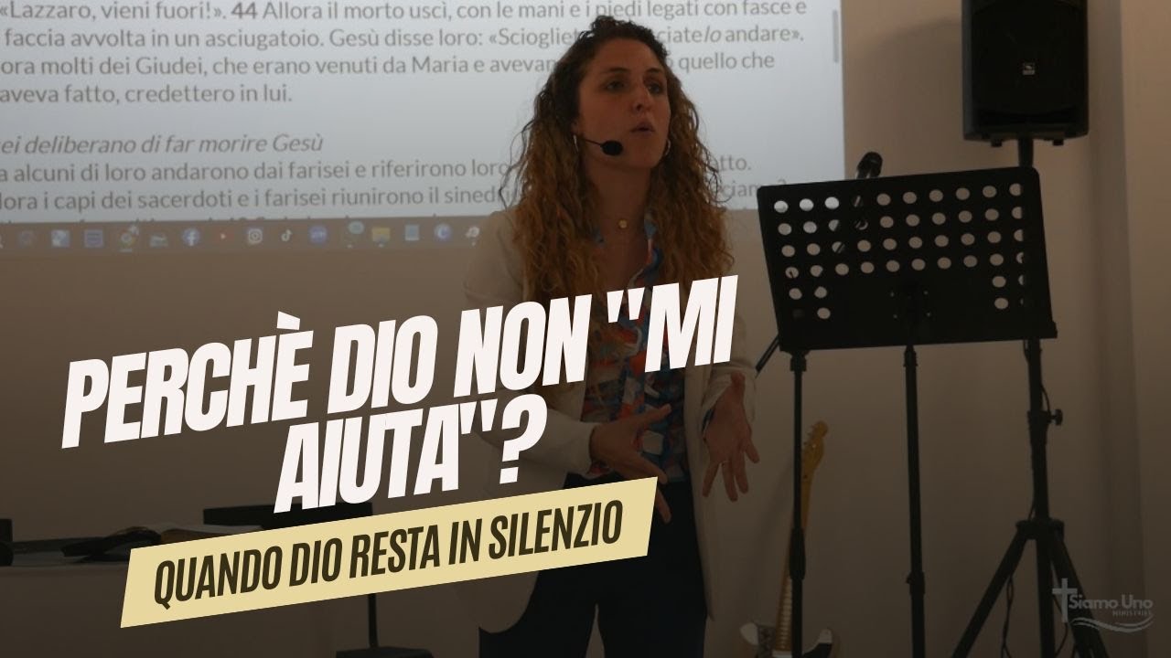 Perchè Dio non "MI AIUTA" ? Quando Dio resta in silenzio. con Maria ...