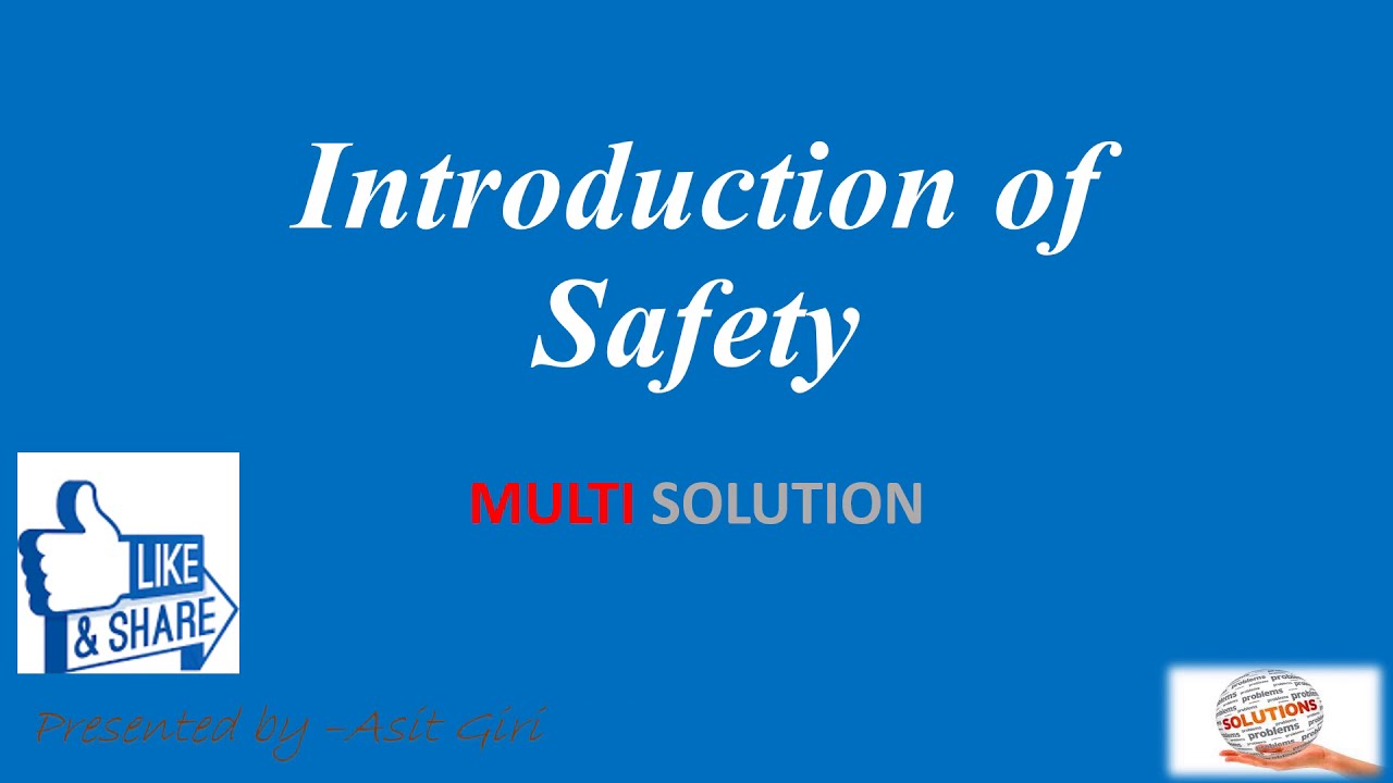 Introduction of Safety II Basic Awareness of Safety II What is Safety ...