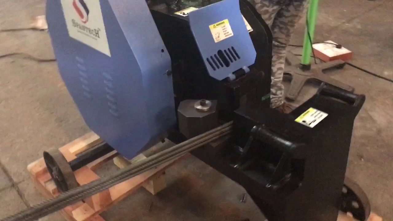 TMT Bar Cutting Machine - YouTube