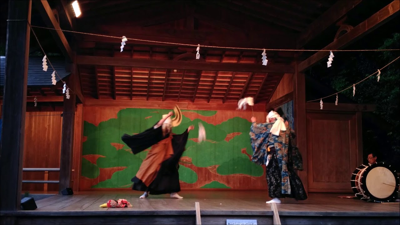 Kagura Performance in Tome, Japan - YouTube