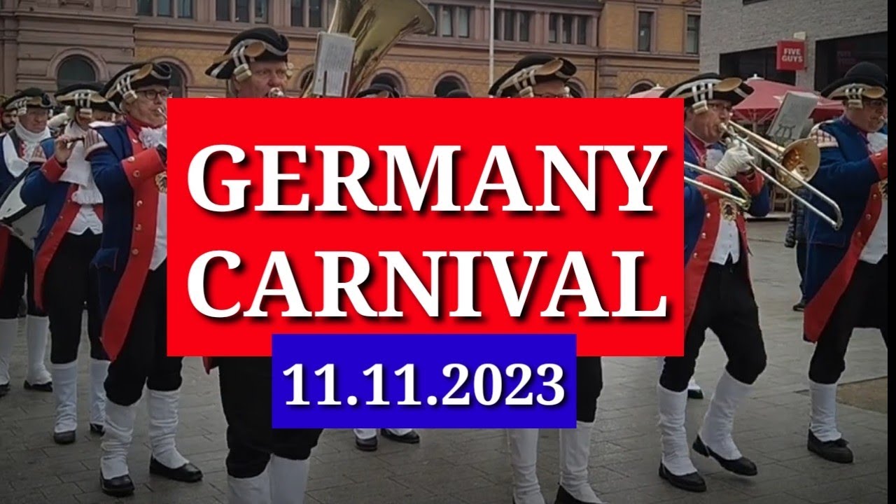 Germany carnival 11 November 2023 | carnival starts today | Germany ...