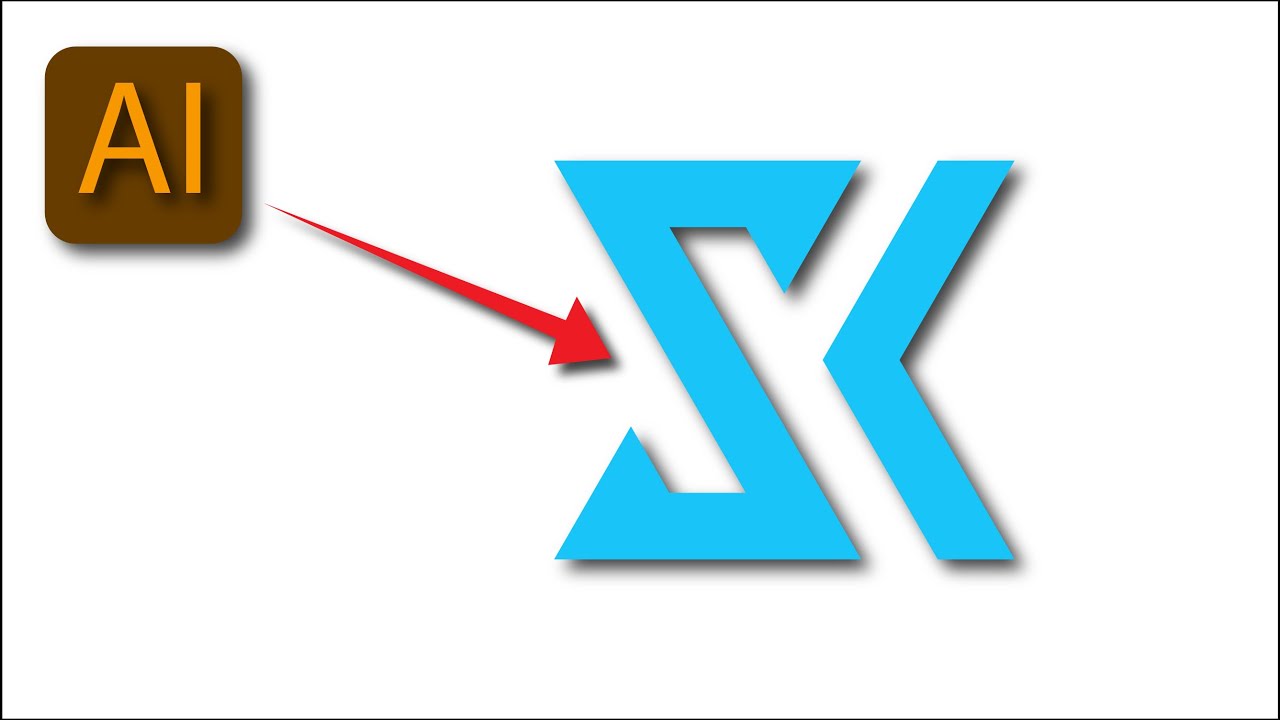sk letter logo design easy techniques expert & beginner adobe ...