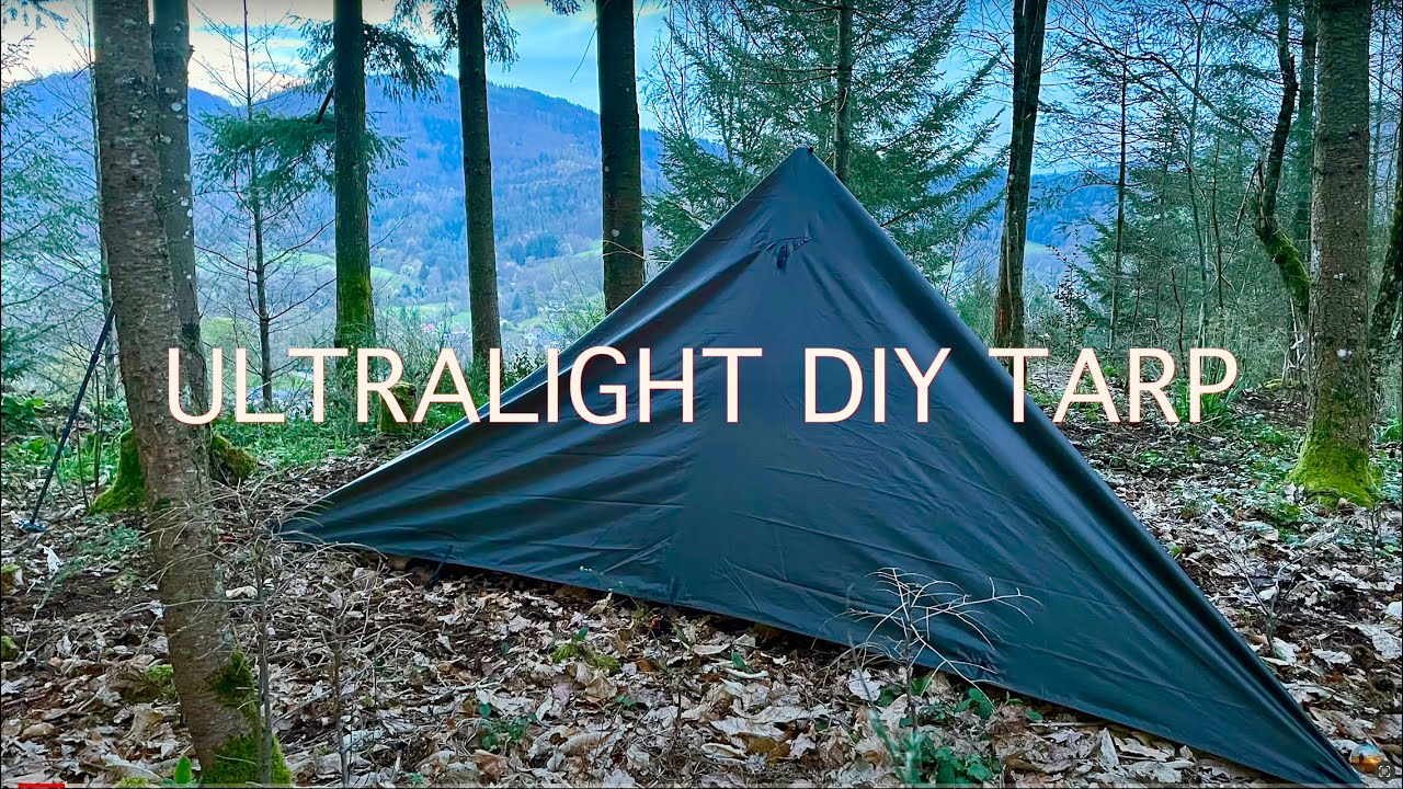 Ultralight DIY Tarp 3 x 3 PREISWERT und ROBUST - YouTube