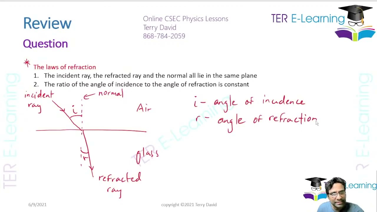CSEC Physics - Crash Course Session 2 (June 2021) (Terry David) - YouTube